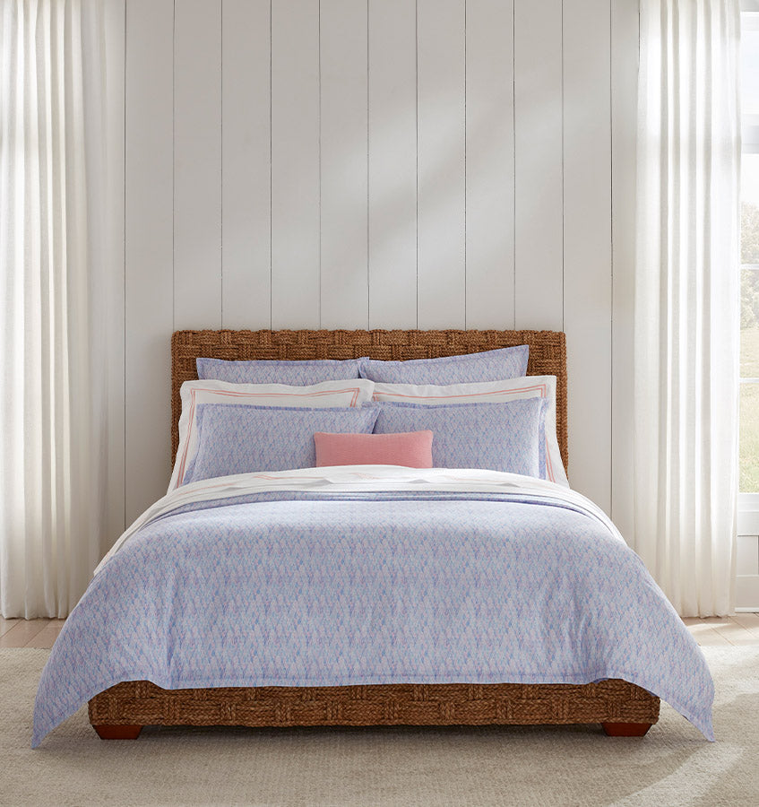 Alessia Duvet Cover - Printed Percale Duvet Cover | SFERRA