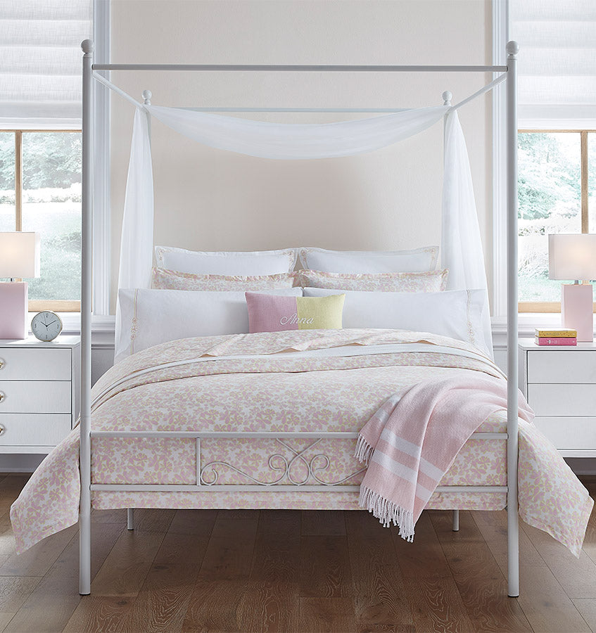 Prato Collection - Pink Floral Perale Bedding | SFERRA