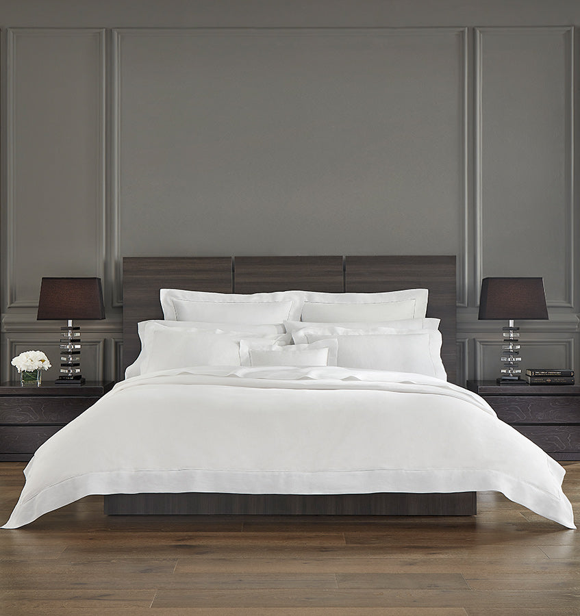 Classico Collection - White Linen Bedding | SFERRA