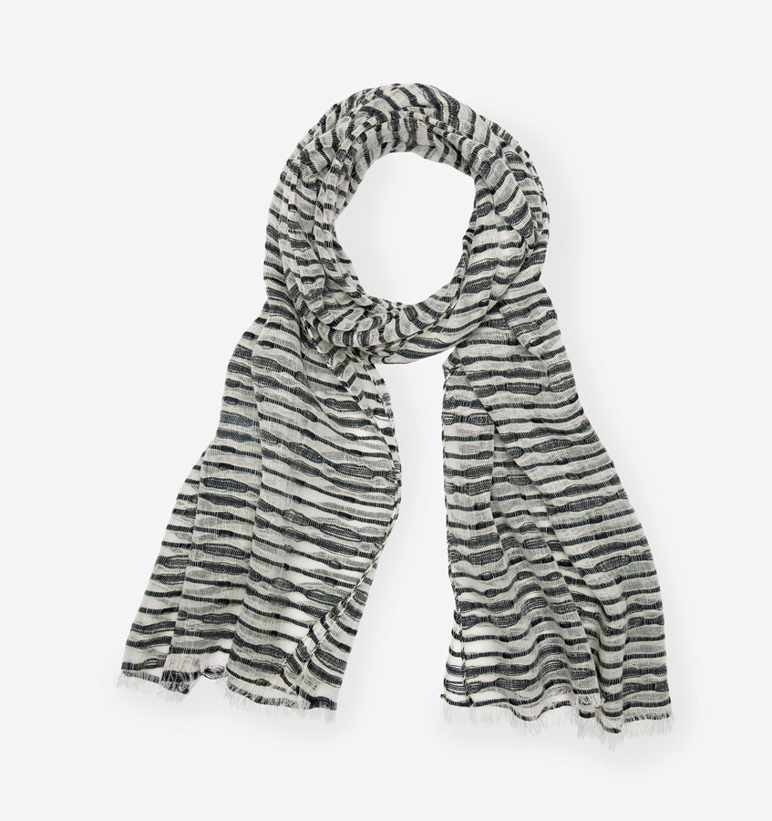 Marina Scarf - Luxury Lightweight Striped Scarf | SFERRA