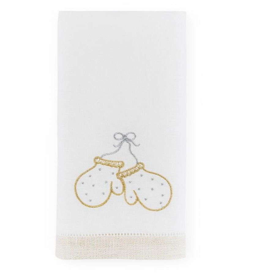 Mittens Guest Towel - Luxury Holiday Décor | SFERRA